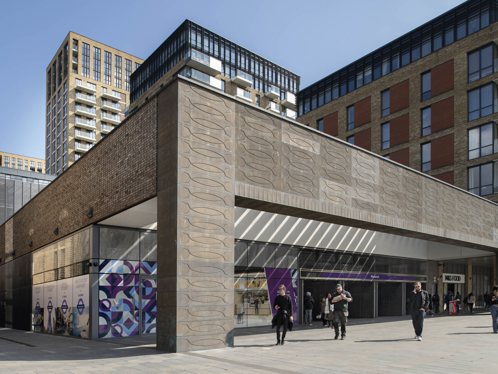 Woolwich Crossrail Station, London - BDA